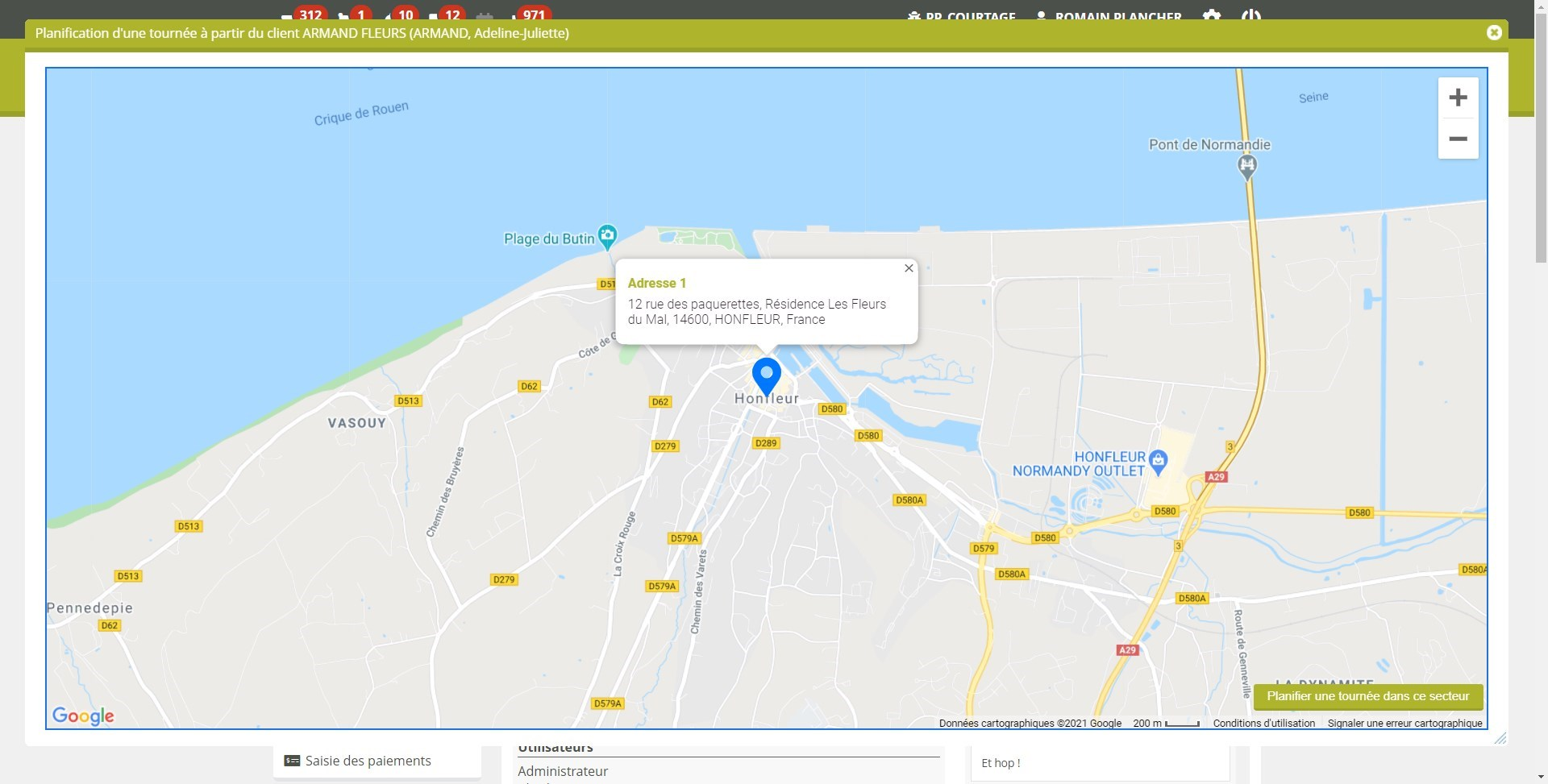 Géolocalisation avec Google Maps