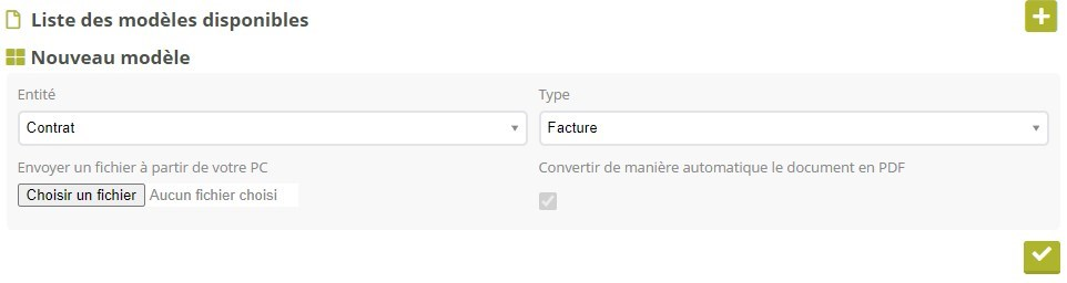 Utiliser les factures honoraires